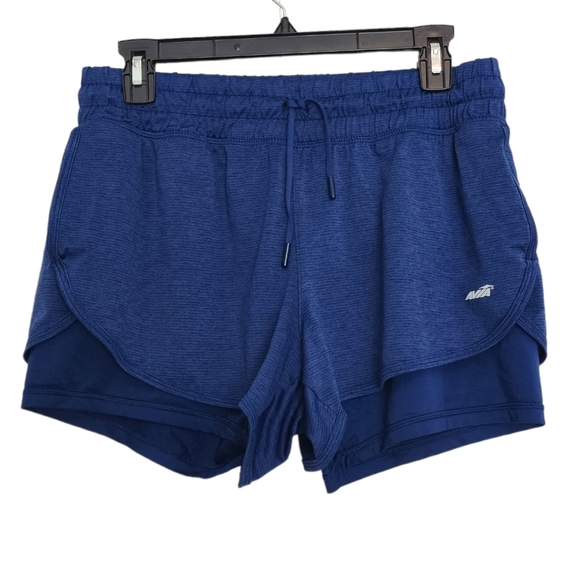 Avia | Shorts | Avia Blue Double Layer Running Performance Fly Away ...